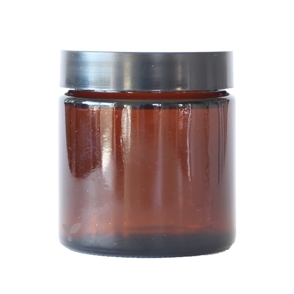 120ml Amber Glass Jar | Vitalia